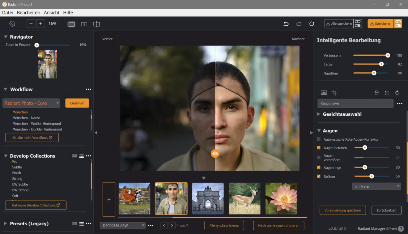 Radiant Photo 2: Neue Software mit KI für perfekte Bilder in Sekunden